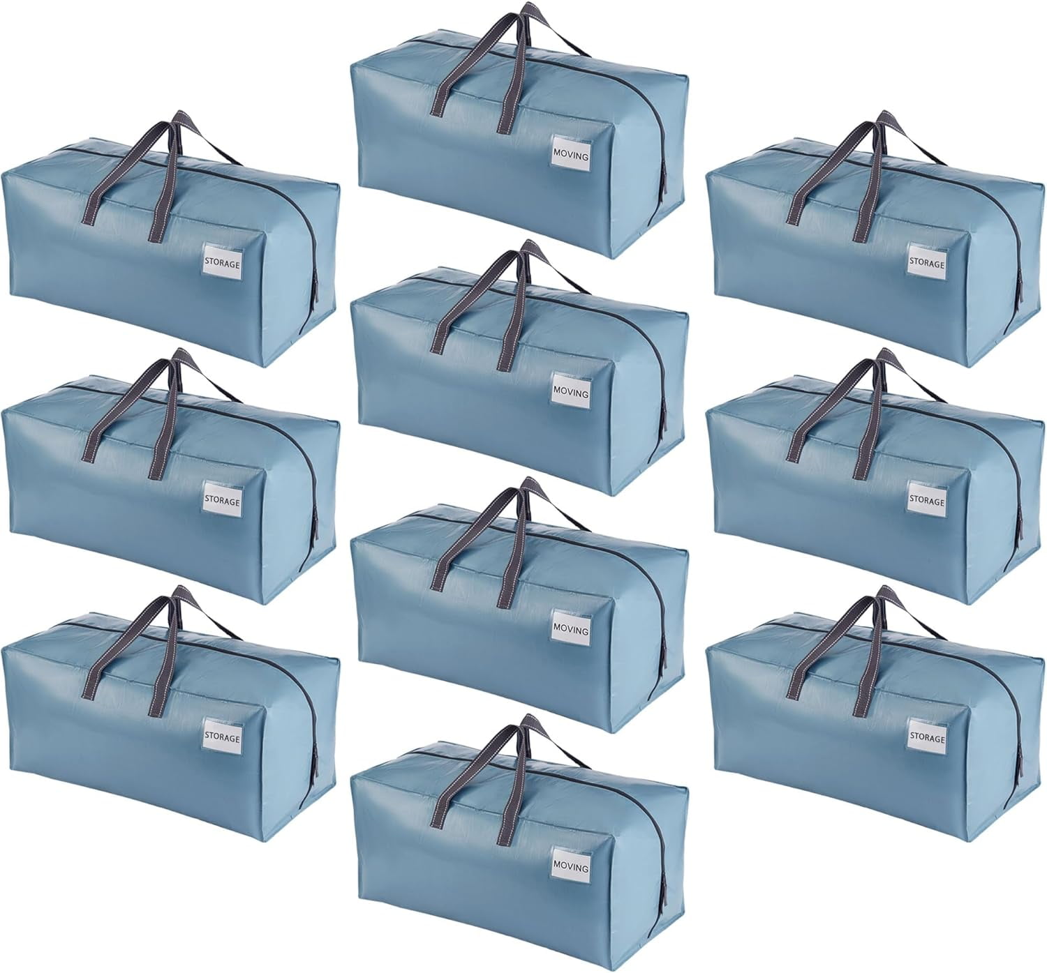 VENO 10 Pack Moving Bags w/Backpack Straps, Moving Supplies, Moving ...