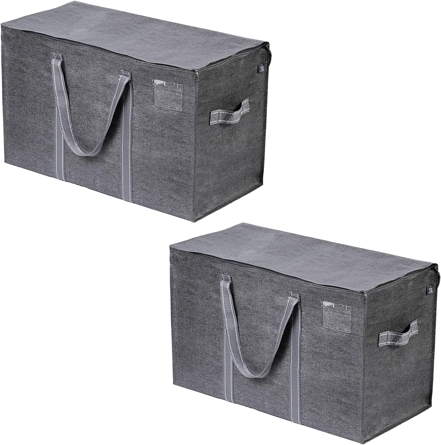 VENO 2 Pack Heavy Duty Zipper Storage Moving Bags, Closet Organizer ...