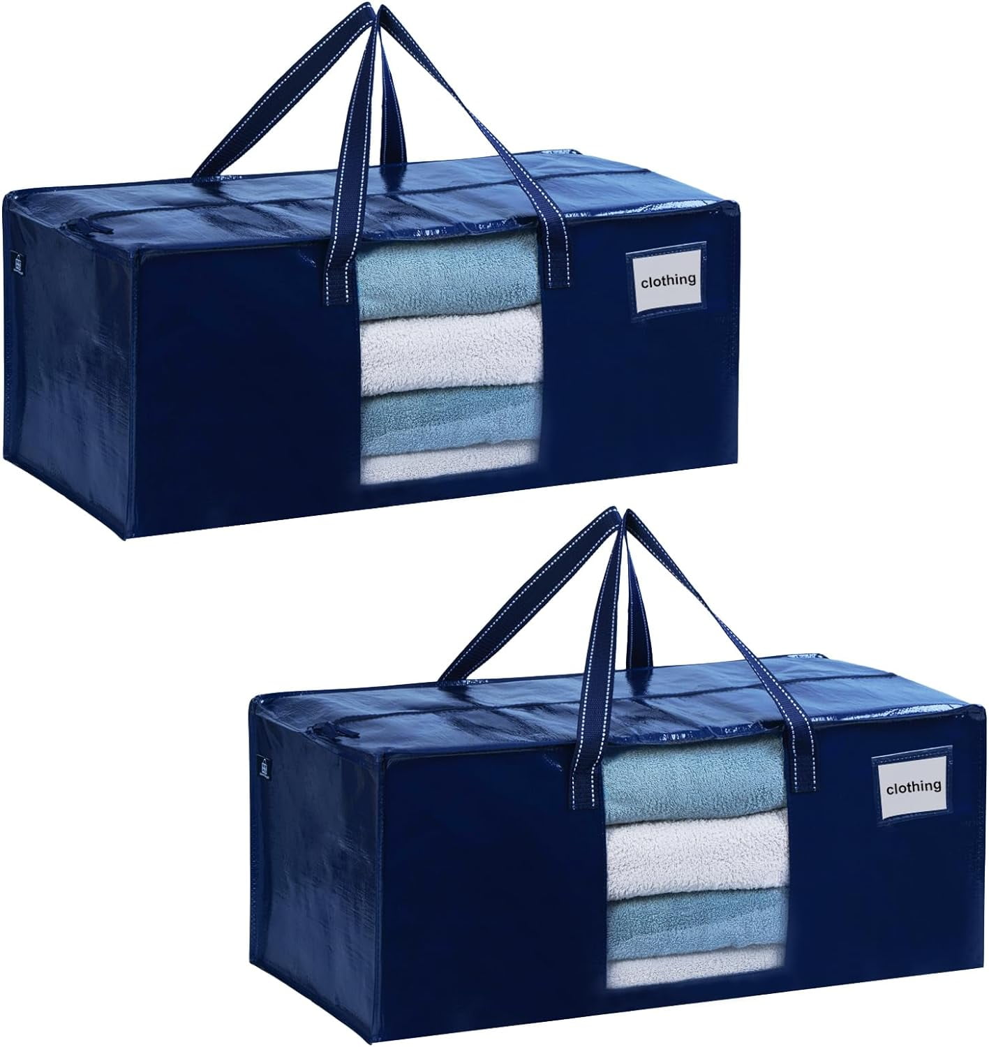 VENO 2 Pack Moving Bags Extra Large Storage Bags for College Move-In ...