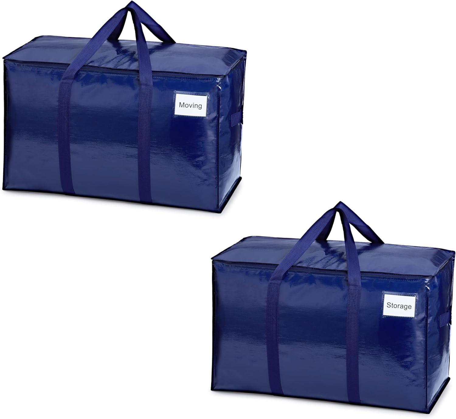 VENO 2 Pack Reusable XL Storage Bags with Zip & Extra Large Carrying ...