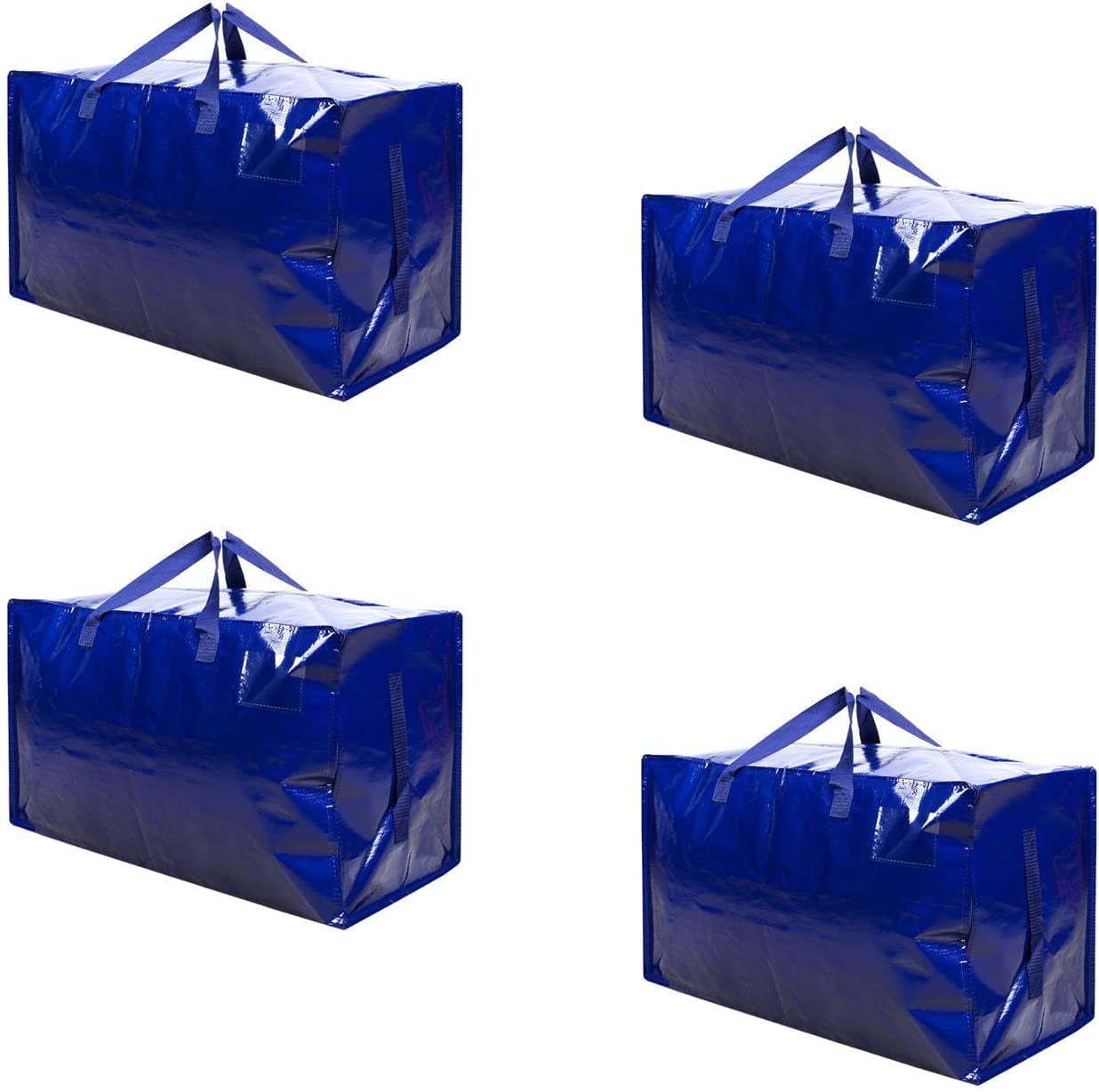 VENO 4 Pack Reusable, Dust Resistant, Big Zip Storage Bags with ...