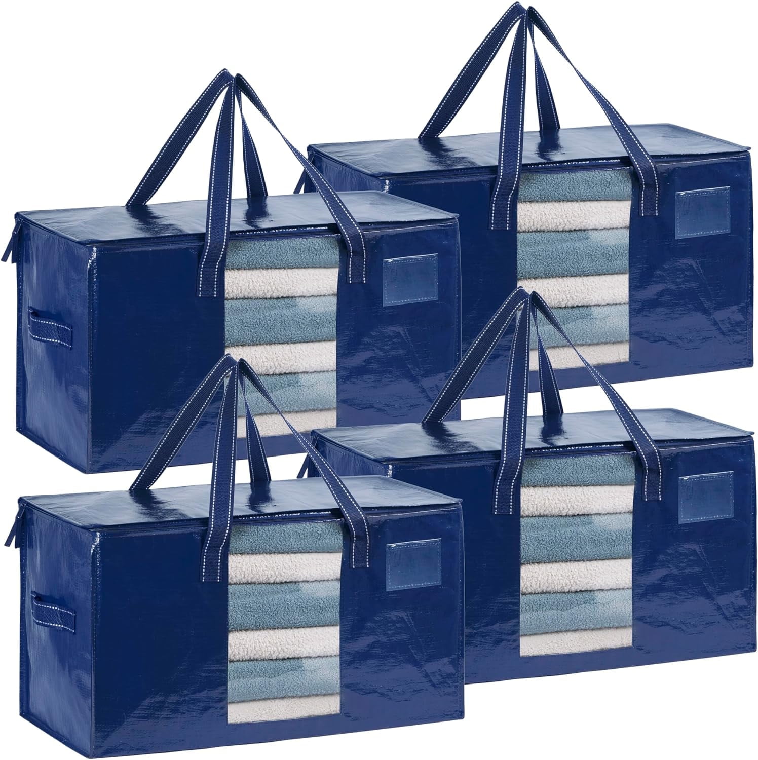 VENO 4 Pack Moving and Storage Bags, Alternative to Moving Boxes with ...