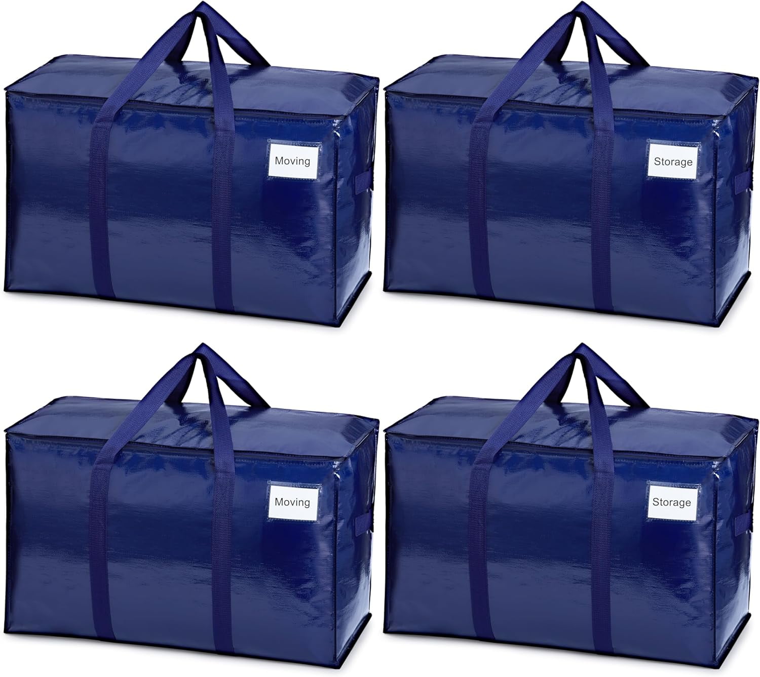 VENO 4 Pack XL Durable Storage Bags, Ideal for Moving, College Packing ...
