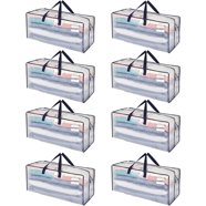 Greenmade 4 Pack Heavy-Duty Plastic Storage Boxes with Lids, 27 Gallon ...