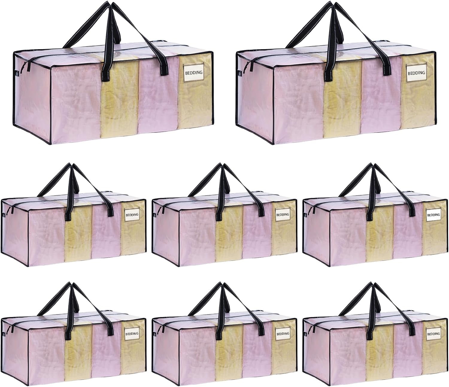 VENO 8 Pack Moving Bags Extra Large Storage Bags for College Move-In ...