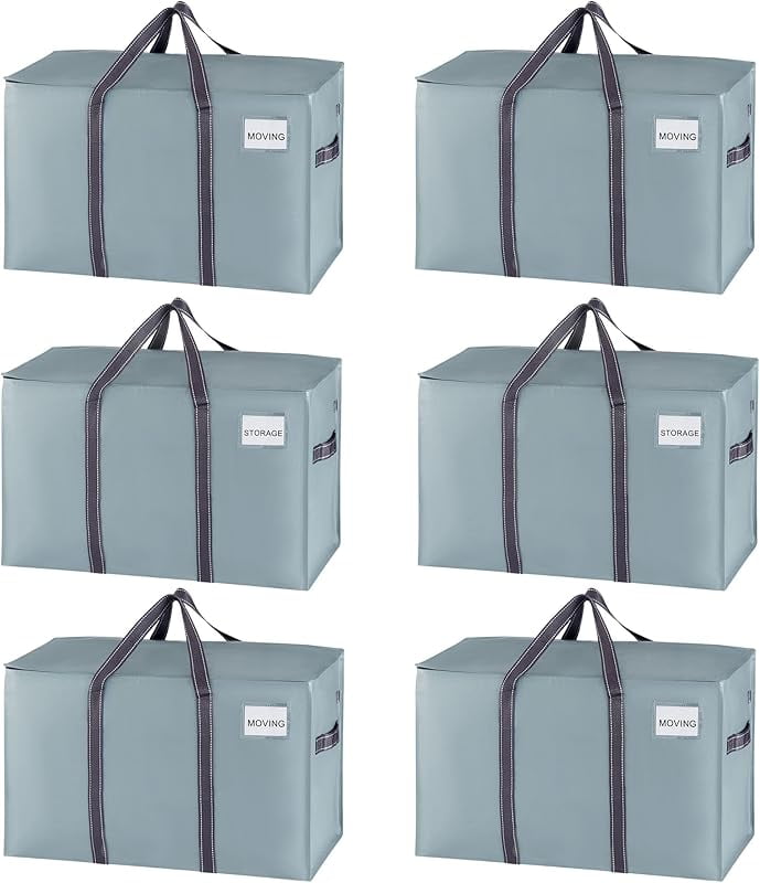 VENO 8 Pack Moving Bags, Heavy Duty, Moving Boxes Alternative, Packing ...