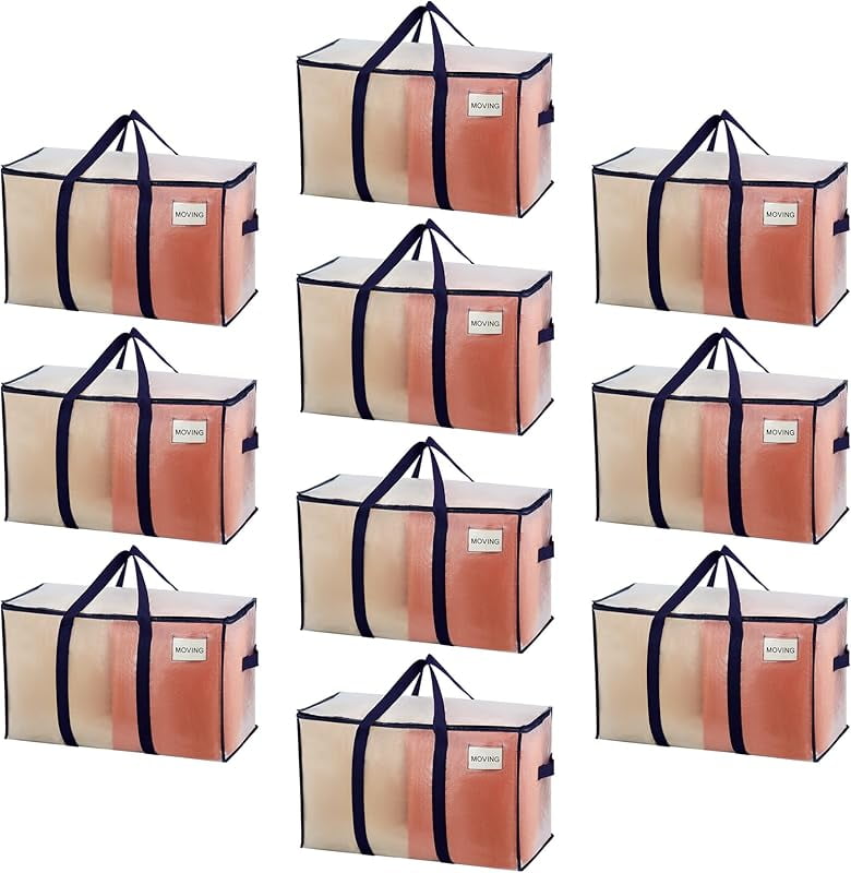 VENO 8 Pack Moving Bags, Heavy Duty, Moving Boxes Alternative, Packing ...