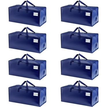 10 Pack Moving Bags w/Backpack Straps, Moving Boxes & Storage Bins ...