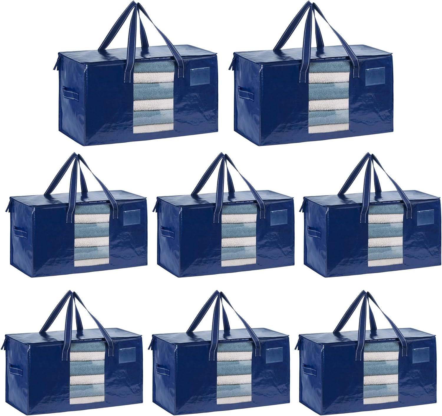 VENO 8 Pack Moving and Storage Bags, Alternative to Moving Boxes with ...