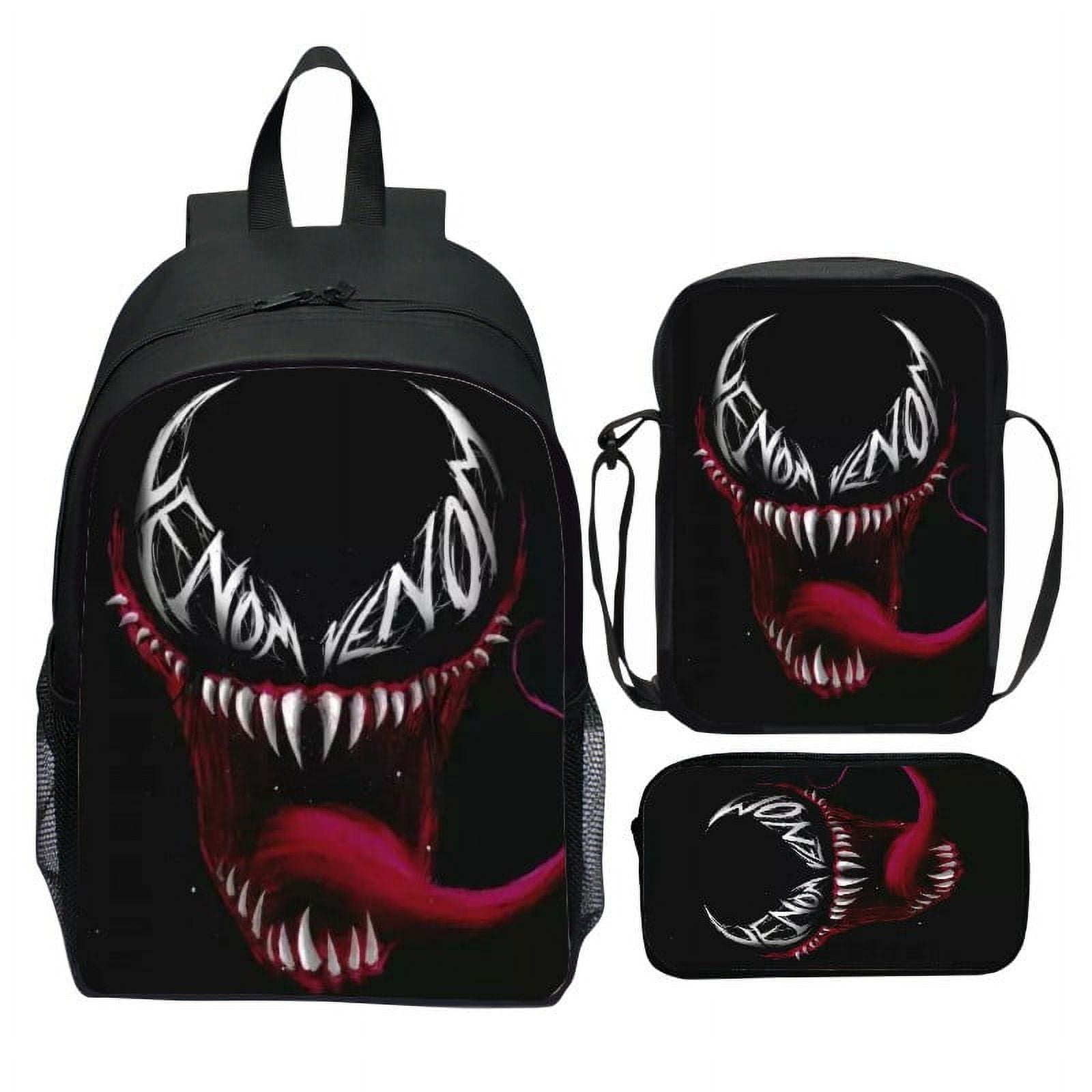 VENOM Anime Travel Backpack for Teens/Womens/Mens/ Casual Daypack ...