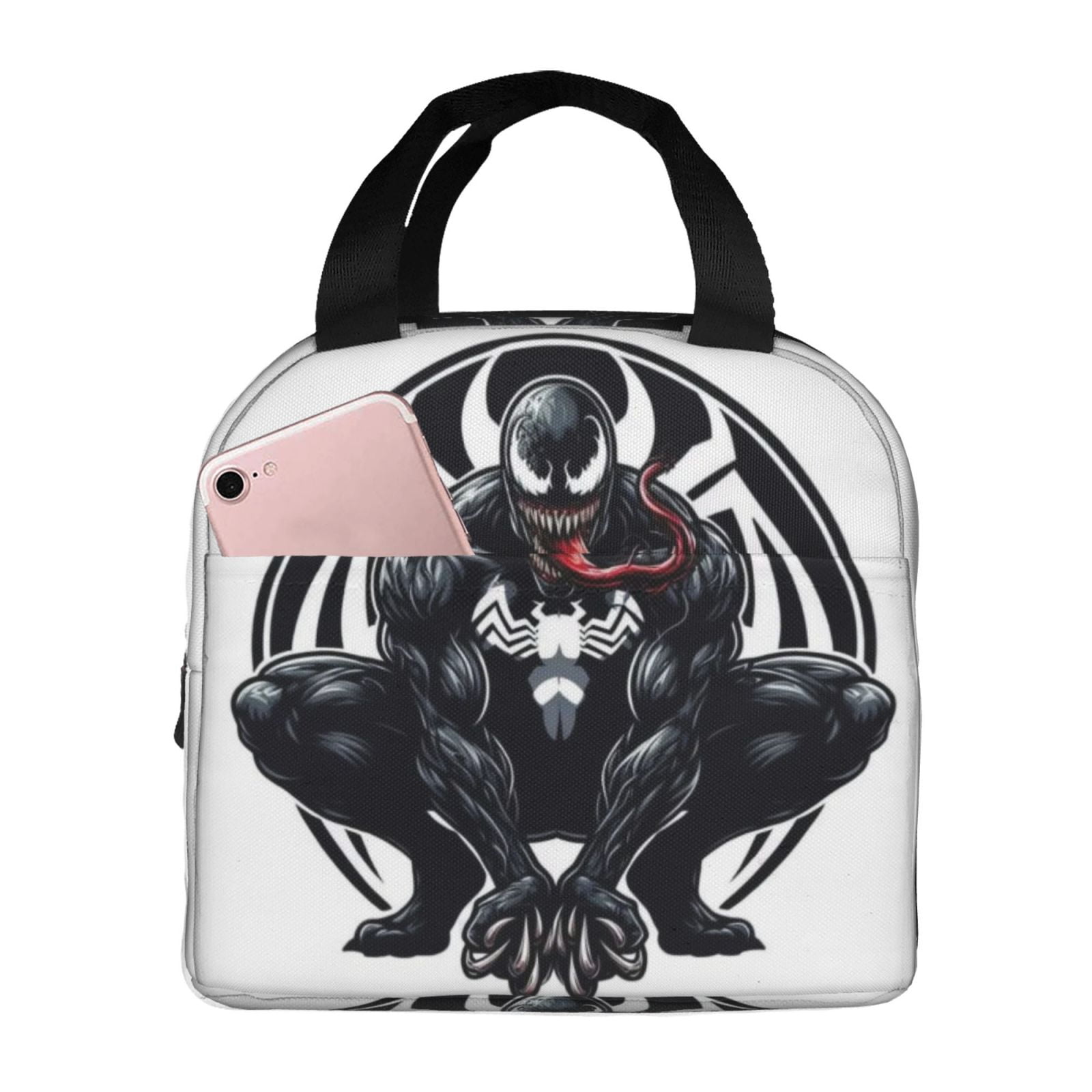 VENOM Lunch Bag Cartoon Lunch Box Insulated Bento Bag for Work Trips ...
