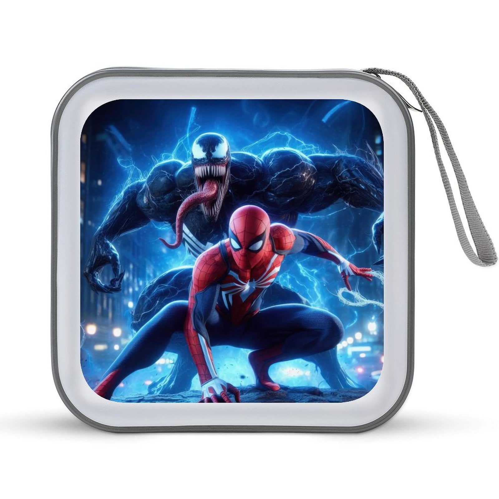 VENOM VS SPIDER-MAN CD Case, 40 Capacity VCD/DVD Case Holders Wallet ...