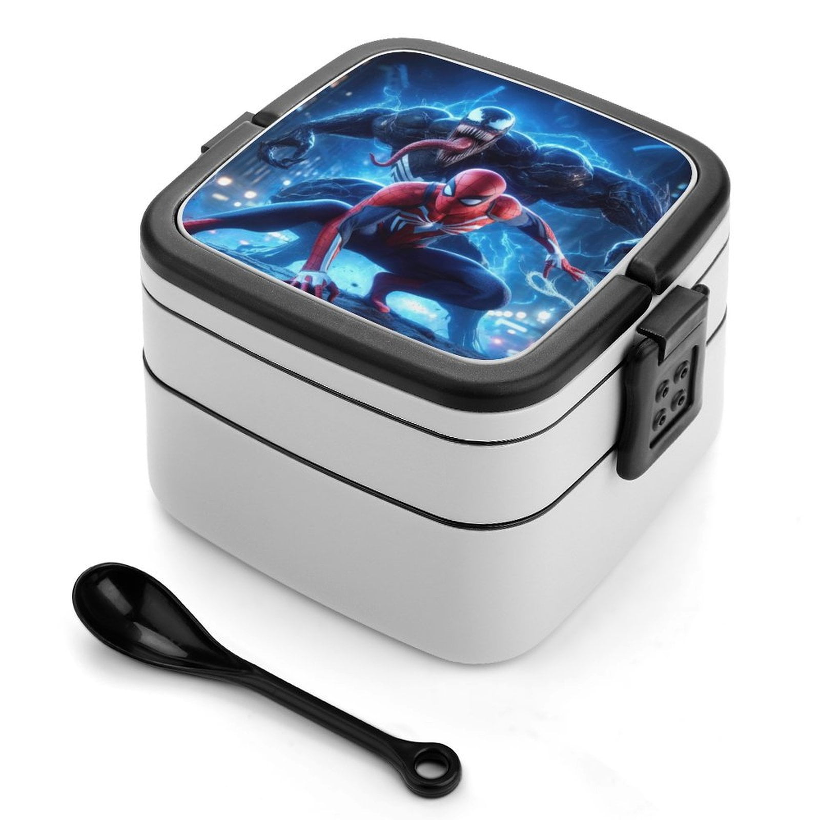 VENOM VS SPIDER-MAN Reusable Bento Boxes Lunch Box Double Layer ...