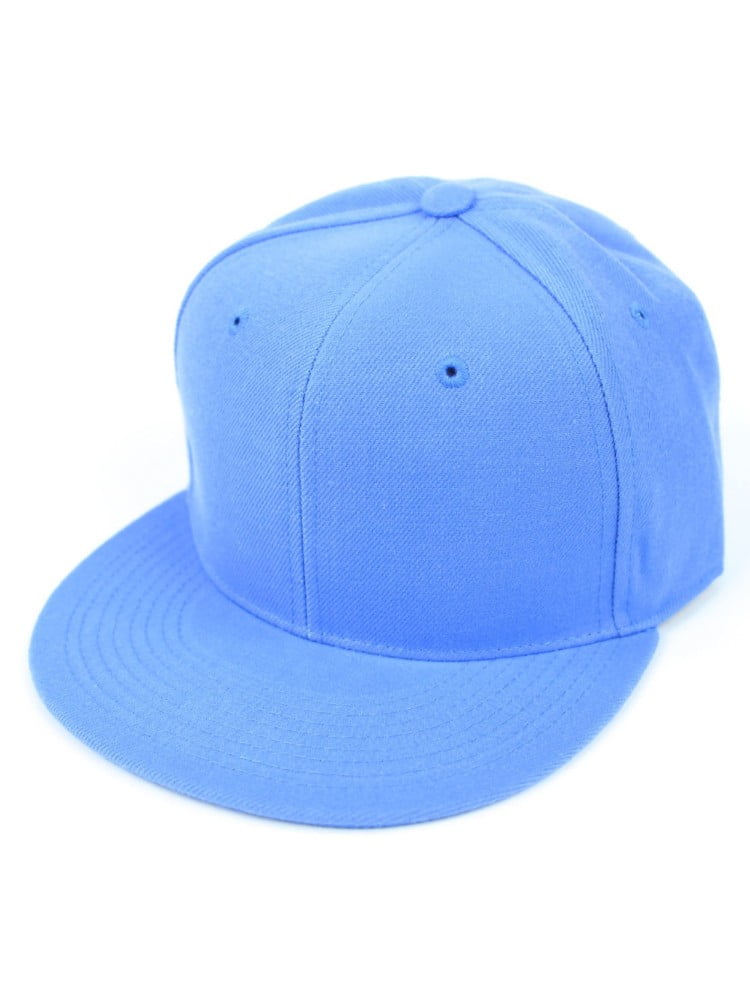 VENTANA Men's Fitted Baseball Hat Cap Flat Bill Blank - Walmart.com