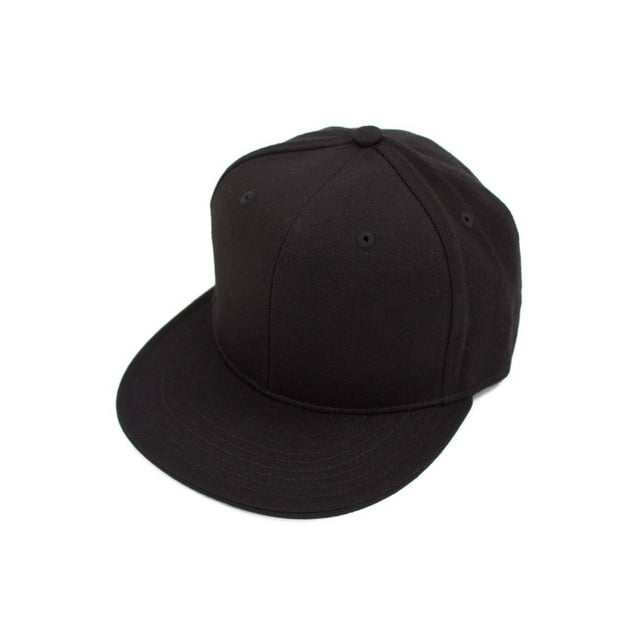 VENTANA Men's Fitted Baseball Hat Cap Flat Bill Blank - Walmart.com