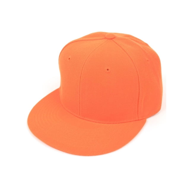 VENTANA Men's Fitted Baseball Hat Cap Flat Bill Blank - Walmart.com