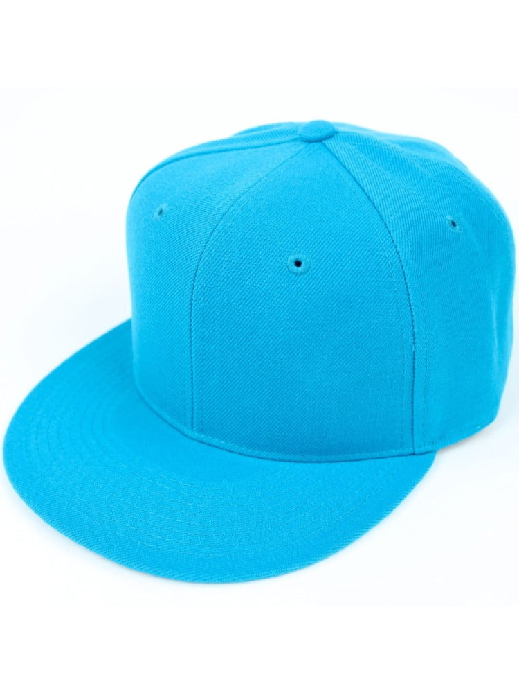 VENTANA Men's Fitted Baseball Hat Cap Flat Bill Blank - Walmart.com