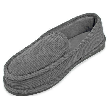 Slack Men's Slip on Slippers with Durable Nonslip Rubber Sole for ...