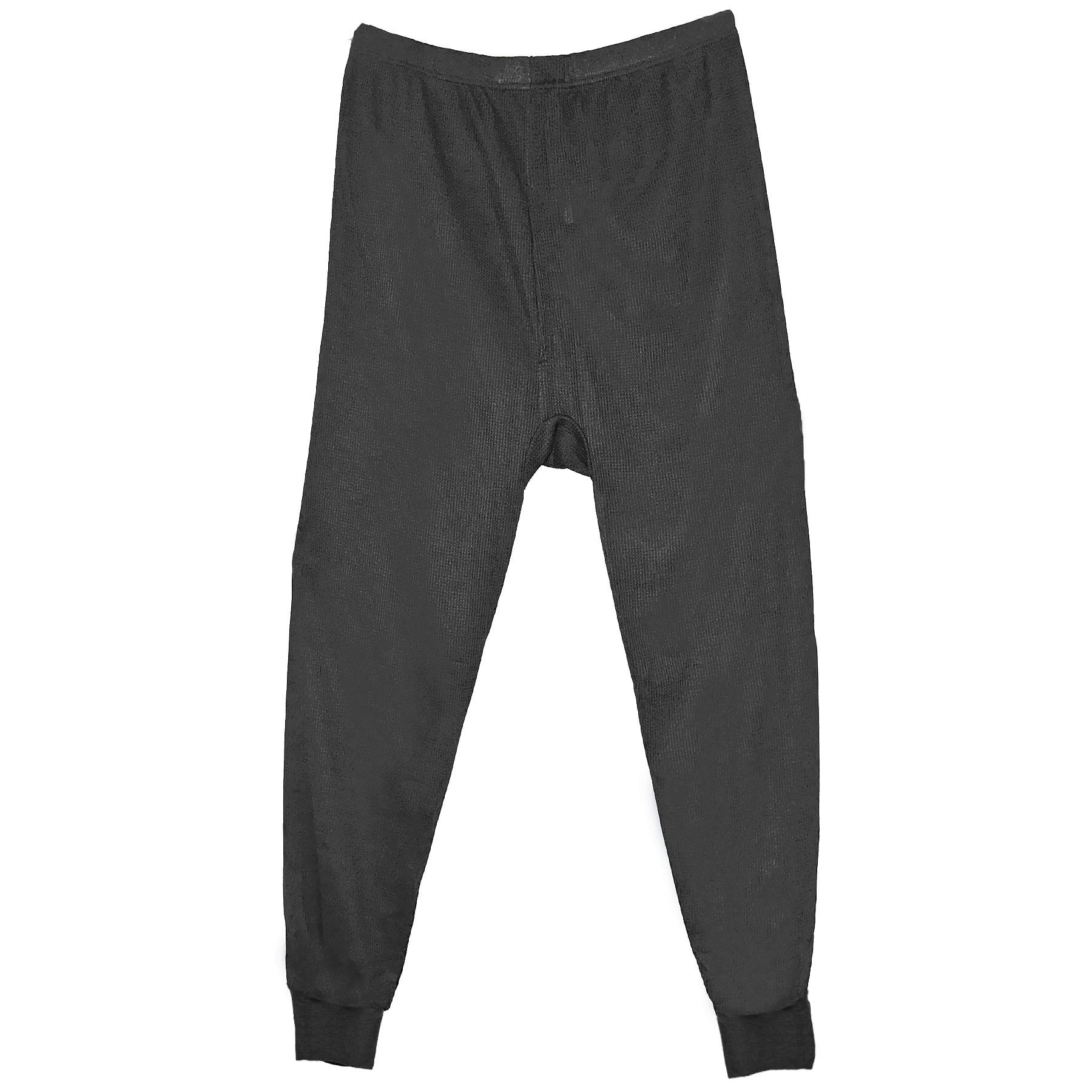 VENTANA Men's Thermal Pants Waffle Knit Lightweight Breathable ...