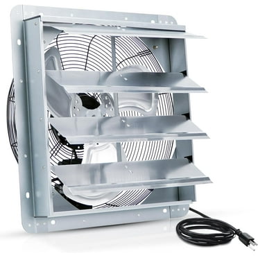 SHZAITOR 20 inch Shutter Exhaust Fan, Exhaust Fan Wall Mounted ...