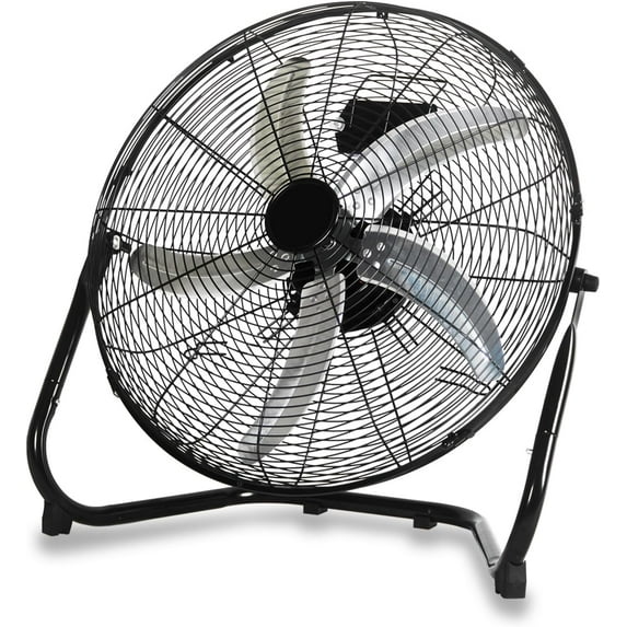 VENTISOL 20 Inch Heavy Duty Metal Floor Fan, 3-Speed High Velocity & 5 ...