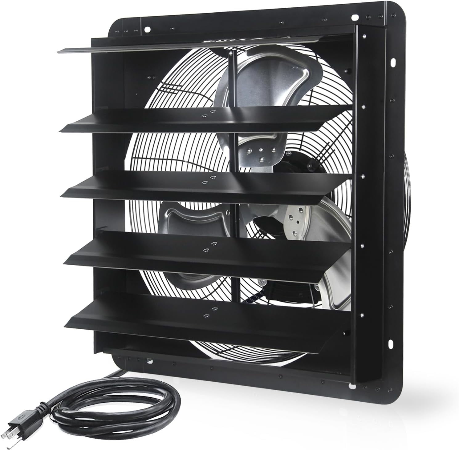 VENTISOL 20 Inch Shutter Exhaust Fan Wall Mounted, 3500CFM Exhaust Fan ...