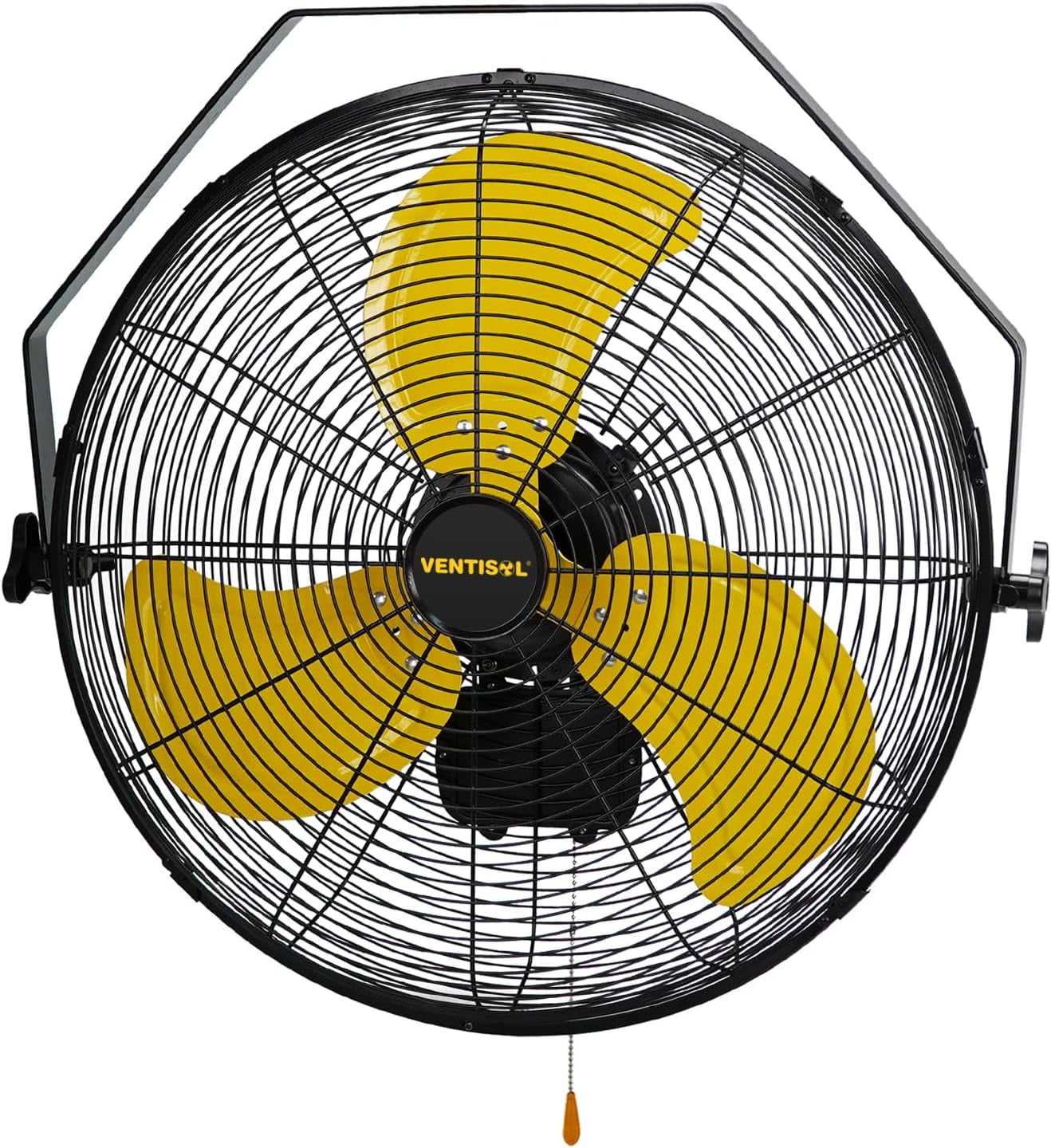 VENTISOL 20 Inch Waterproof Wall Mount Fan, High Velocity 3-Speeds 4650 ...