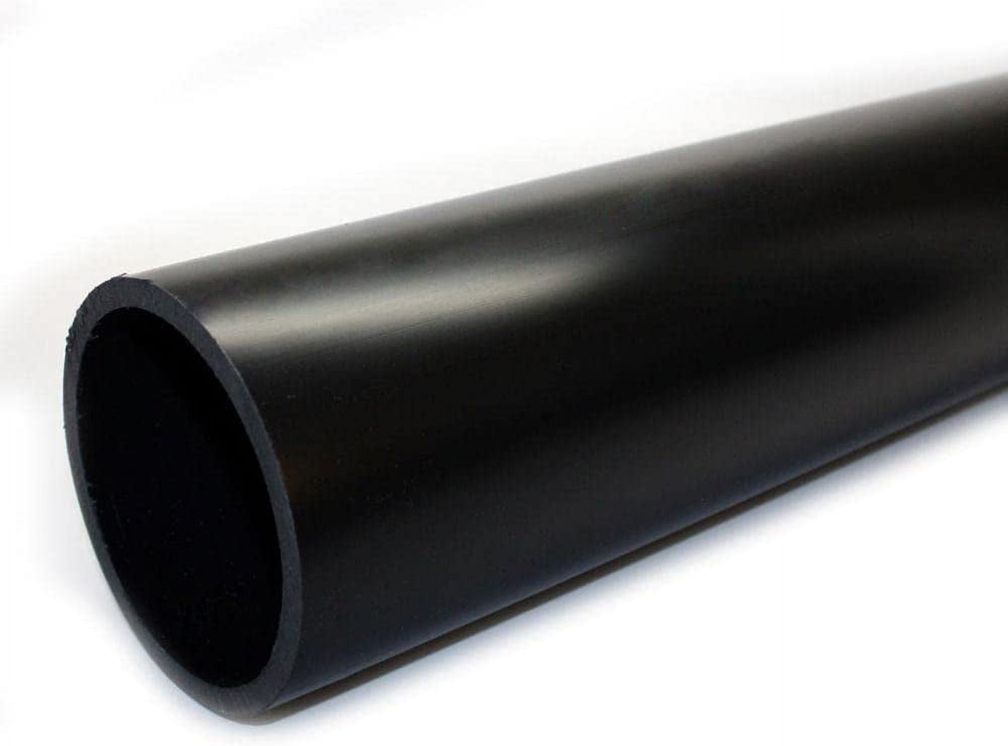VENTRAL DWV Drain Pipe - Black ABS Custom Size and Length 4" (4.0) Inch ...