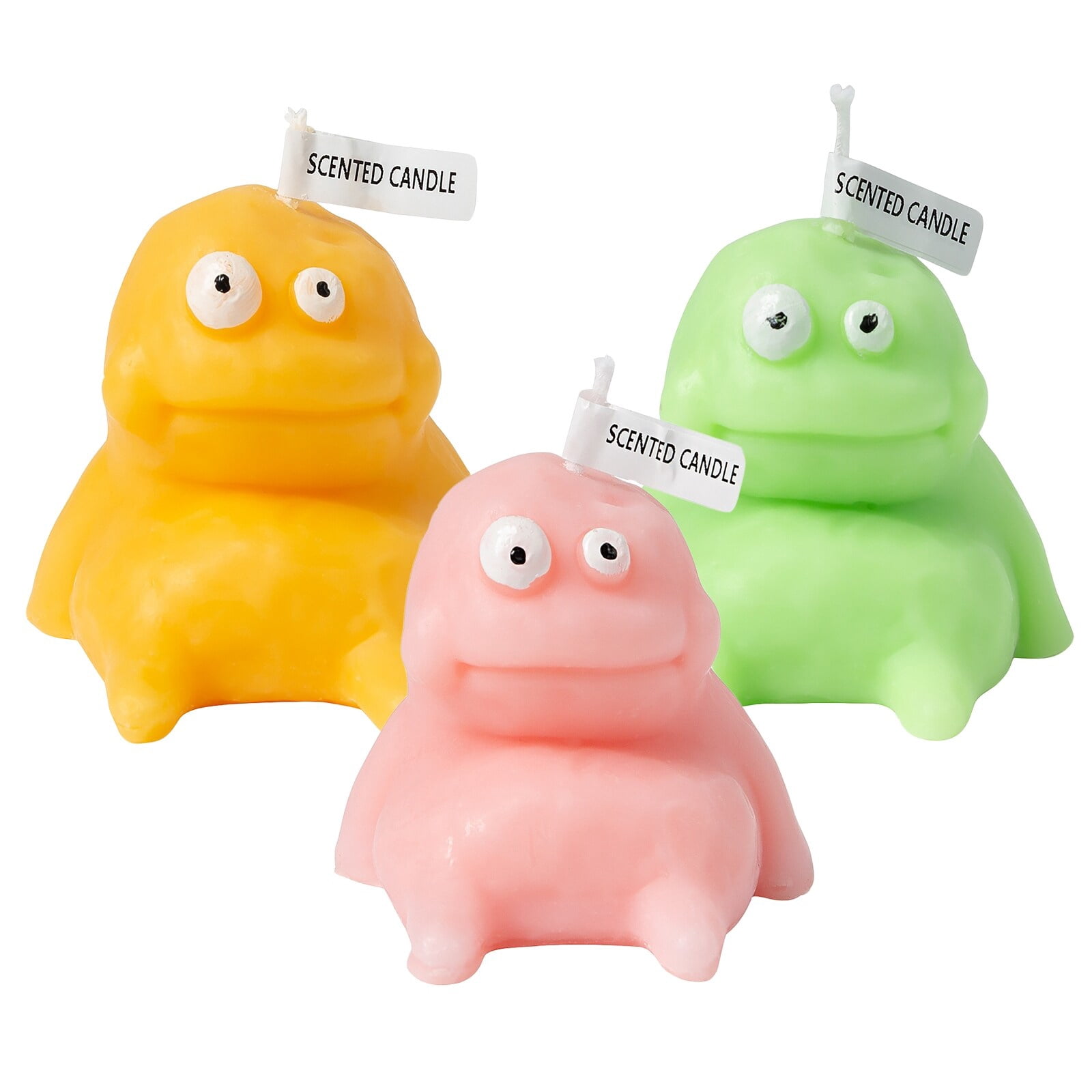 VENTRAY Mudman Shaped Scented Candle, 3.3" Fat Mud Monster Soy Wax ...