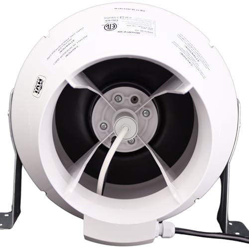 VENTS-US VK 150-6 Inch Centrifugal Inline Duct Fan in Plastic Casing ...