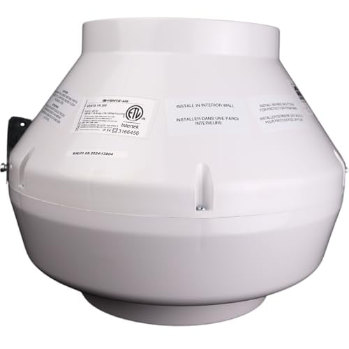VENTS-US VK 200 - ETL Listed 8 Inch Centrifugal Inline Duct Fan in ...
