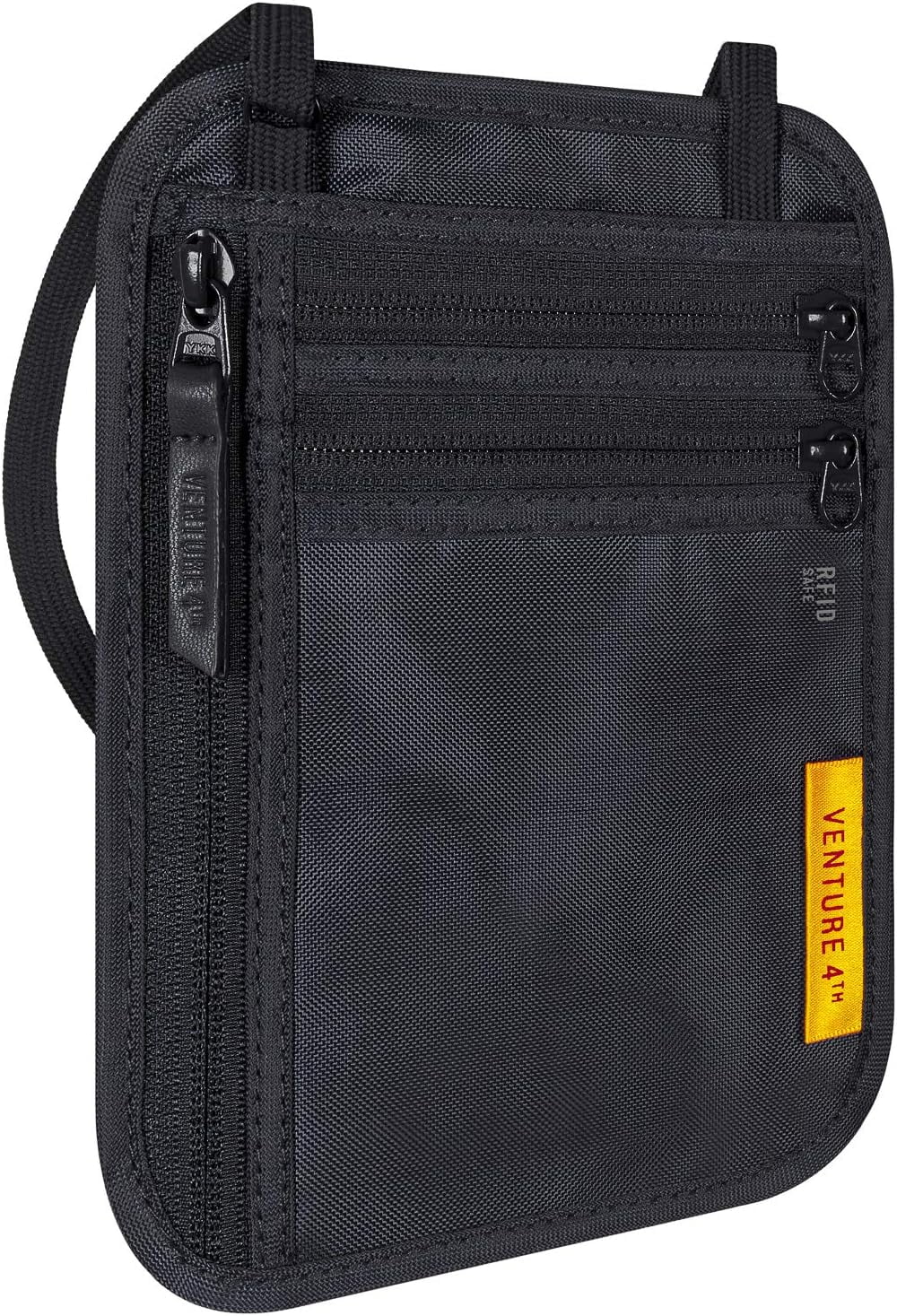 VENTURE 4TH RFID Blocking Travel Neck Wallet for Men & Women - Slim ...
