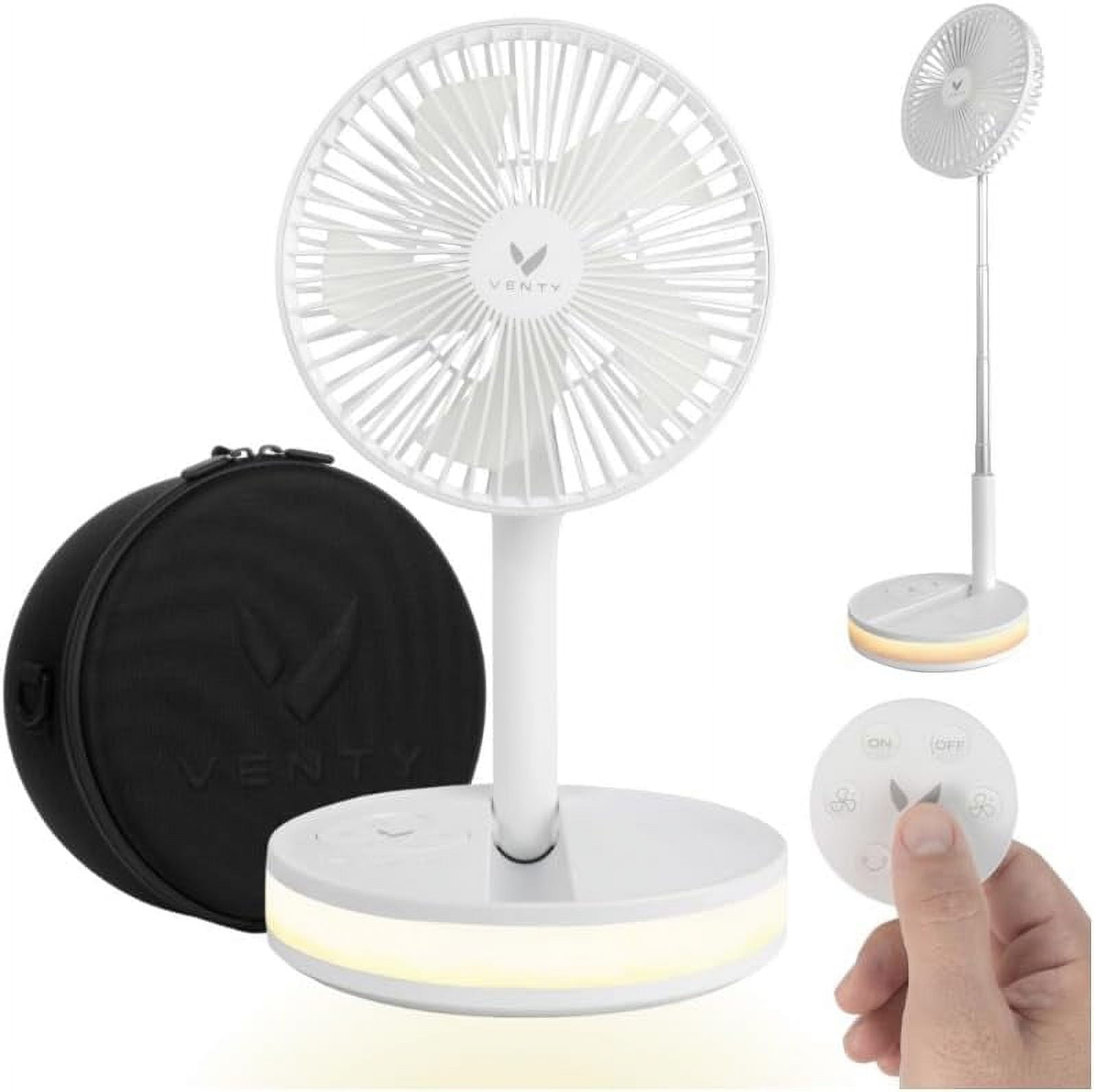 VENTY Portable Fan - Wireless Battery Operated Fan, 48HR Run Time ...