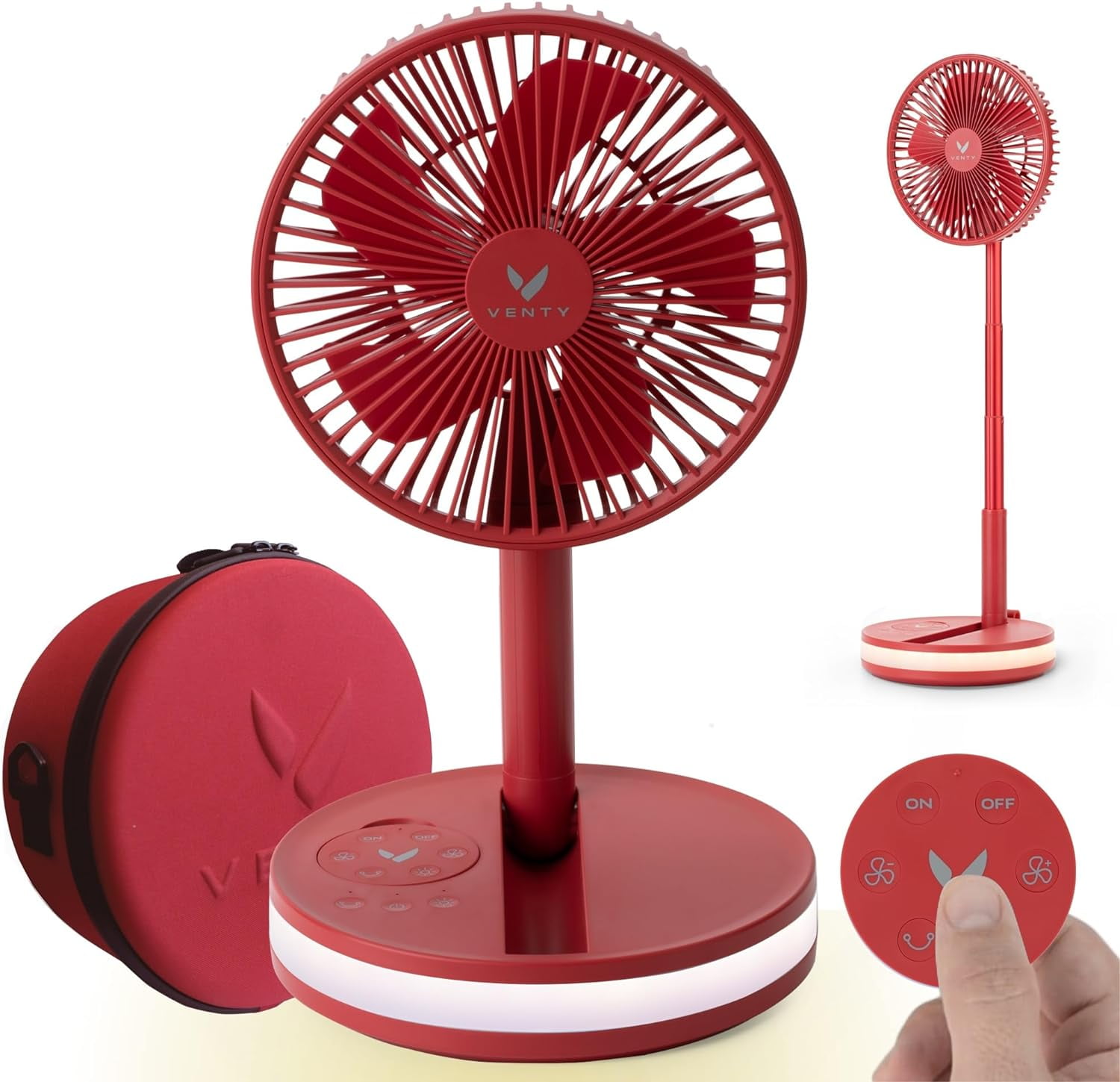 VENTY Portable Fan - Wireless Battery Operated Fan, 48HR Run Time ...