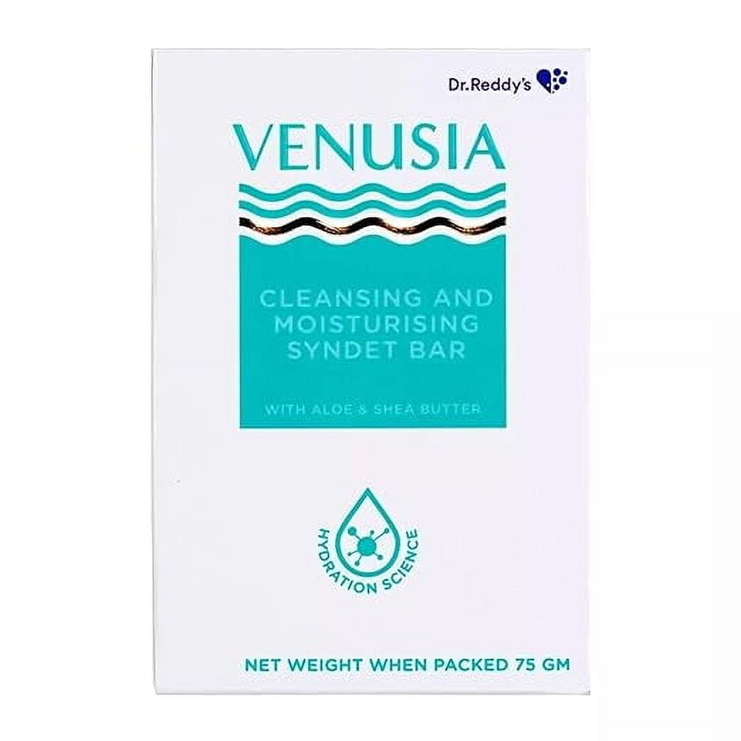 VENUSIA Dr. Reddy Moisturizing Bathing Bar, Syndet Bar, With Shea And ...