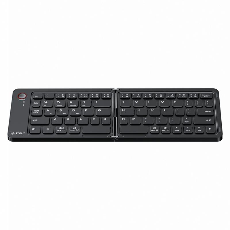 Foldable Bluetooth Keyboard, Ultra-Thin Portable Wireless Keyboard with ...