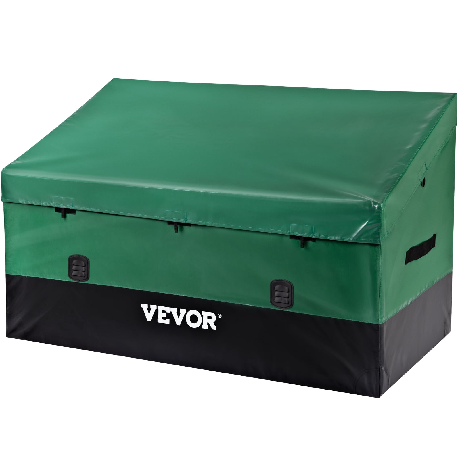 VEVOR 100 Gallon Outdoor Storage Box, Waterproof PE Tarp, Portable, All ...