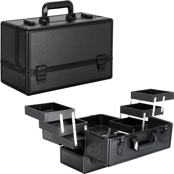 VER Beauty Professional Aluminum 6-Tiers Sliding Expandable Trays ...