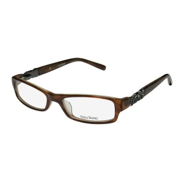 NEW VERA WANG V132 WOMENS/LADIES DESIGNER FULL-RIM BROWN GORGEOUS HIP ...