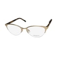 VERA WANG LUXE ASTER CATEYE/BUTTERFLY HALF-RIM TITANIUM EYEGLASS FRAME ...