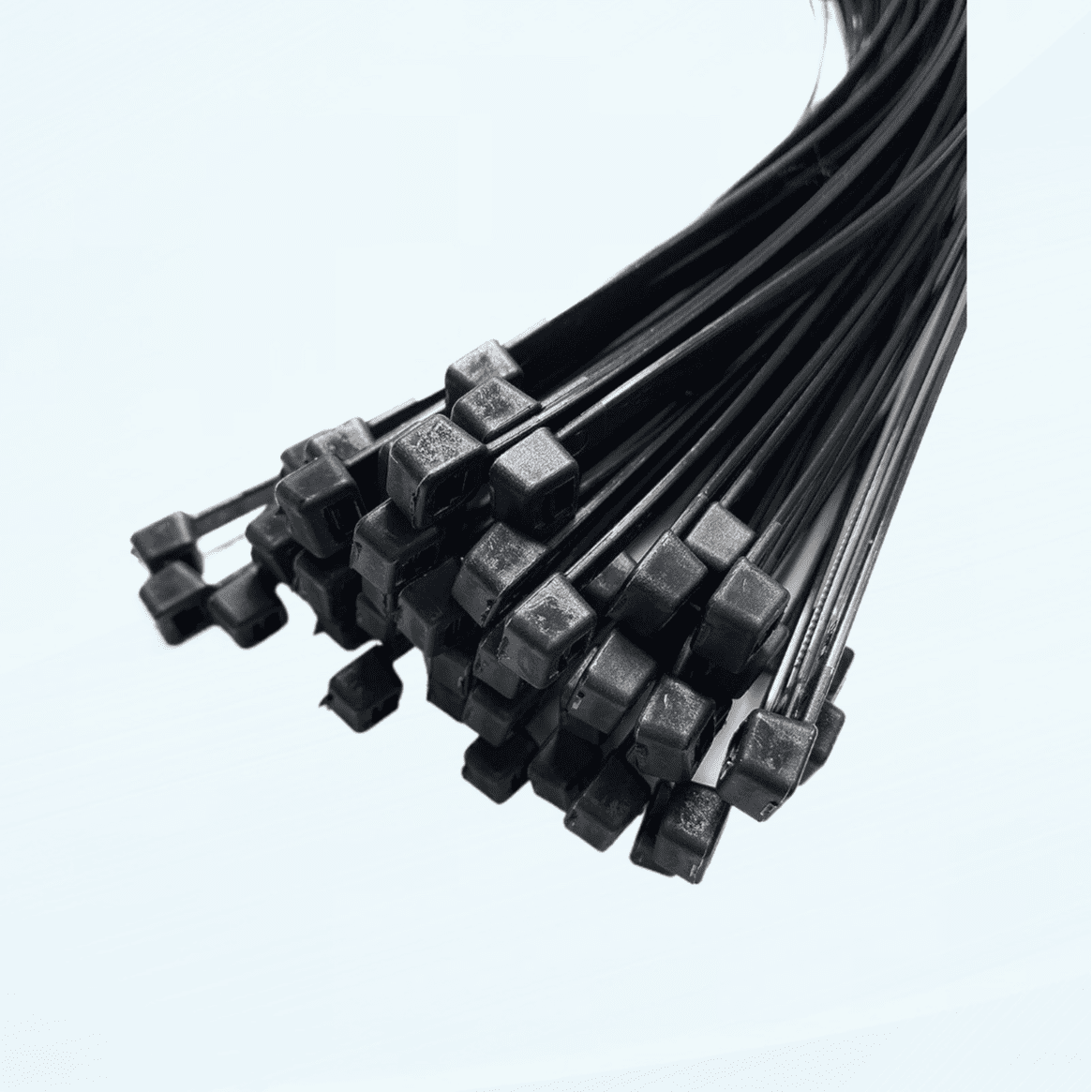 VERACT Extra Large Cable Ties, 7.2mm x 450mm Black 75lb Locking Nylon ...