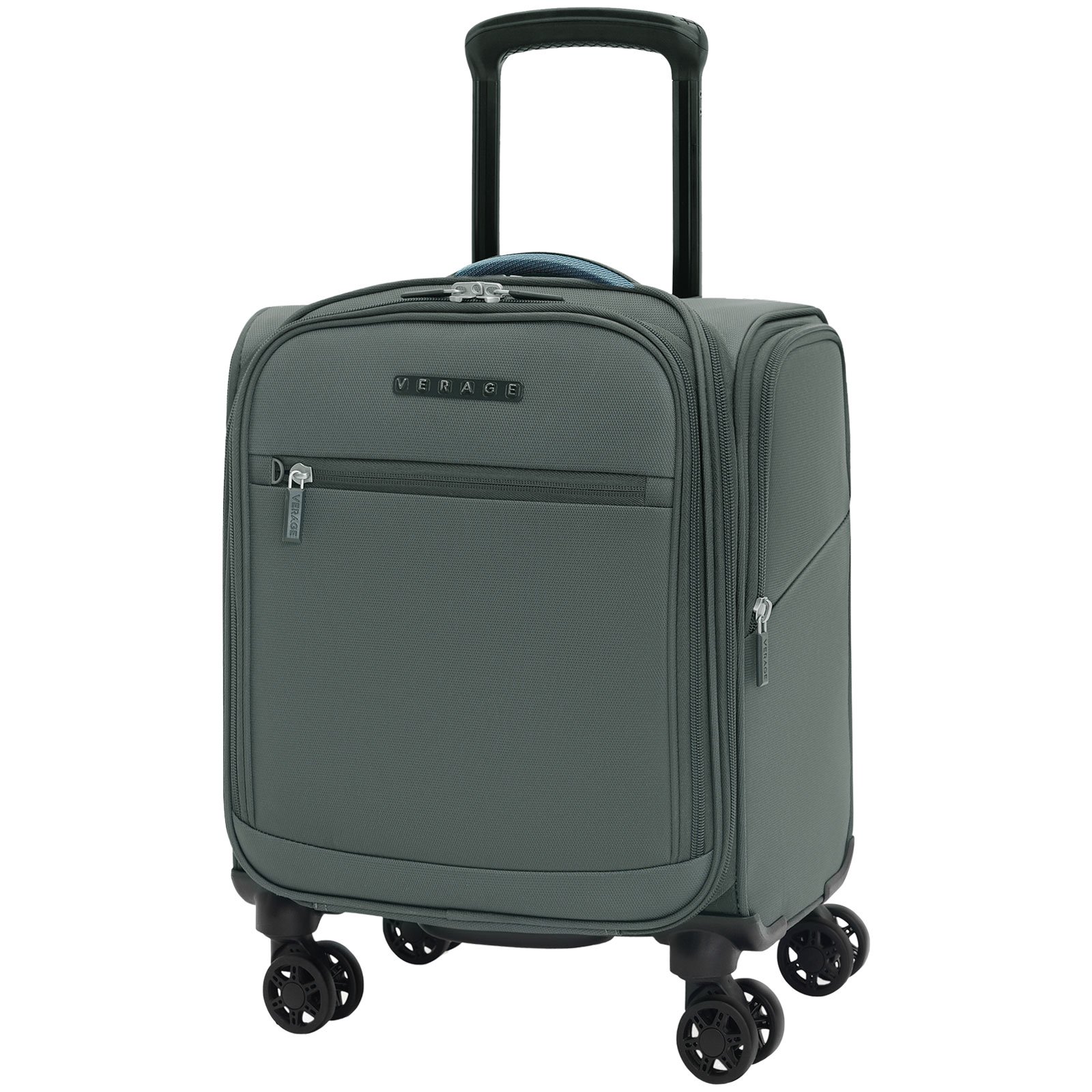 VERAGE Underseat Carry on Luggage with spinner Wheels & USB Port,Bag ...