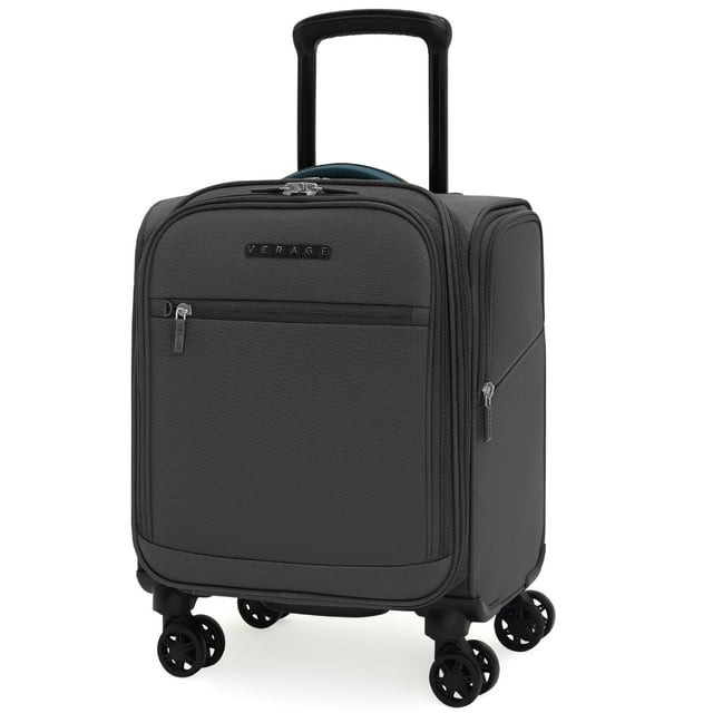 VERAGE Underseat Carry on Luggage with spinner Wheels & USB Port, Bag for Airlines, Lightweight ...
