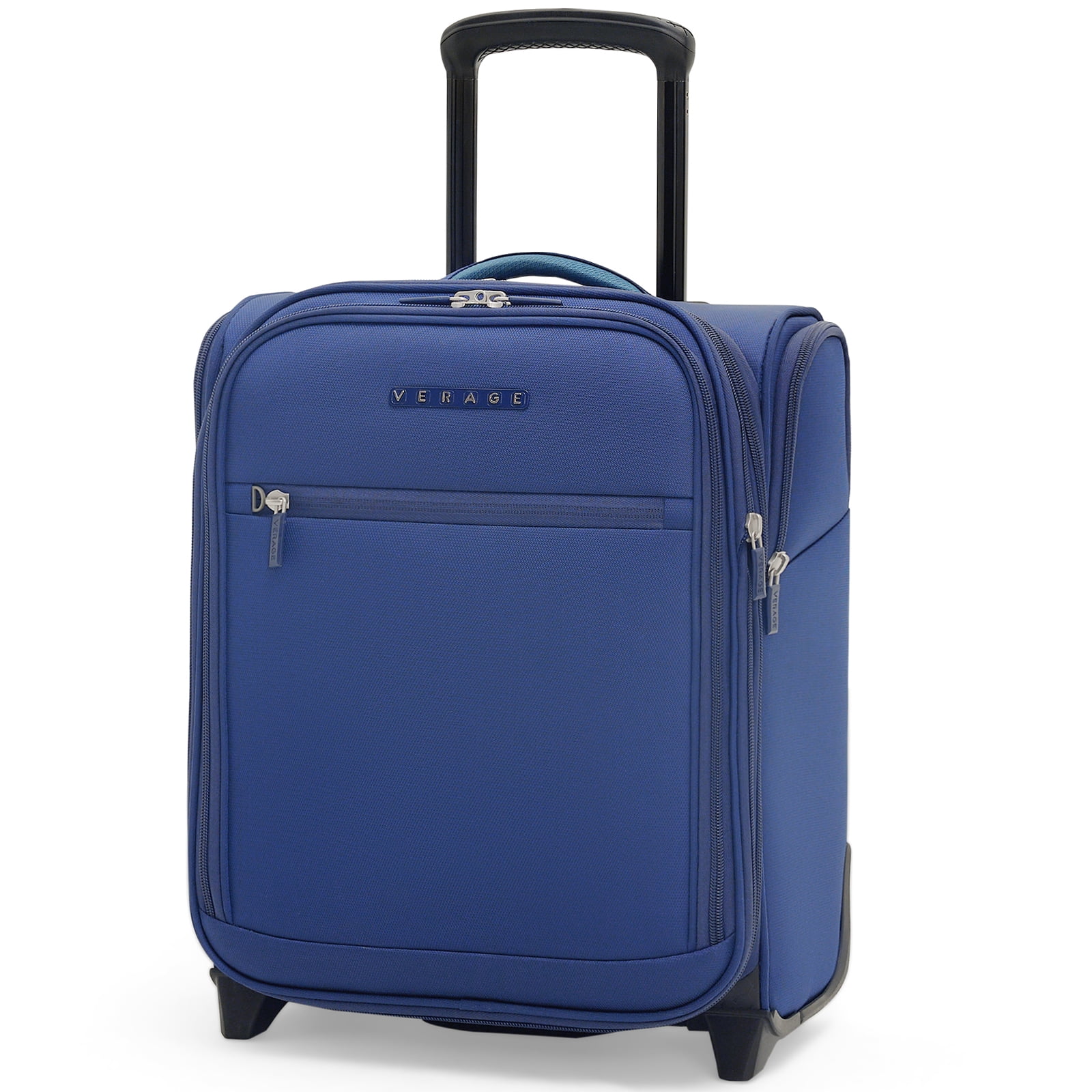 VERAGE Expandable Rolling Underseat Carry On Luggage, 16-Inch Suitcase ...