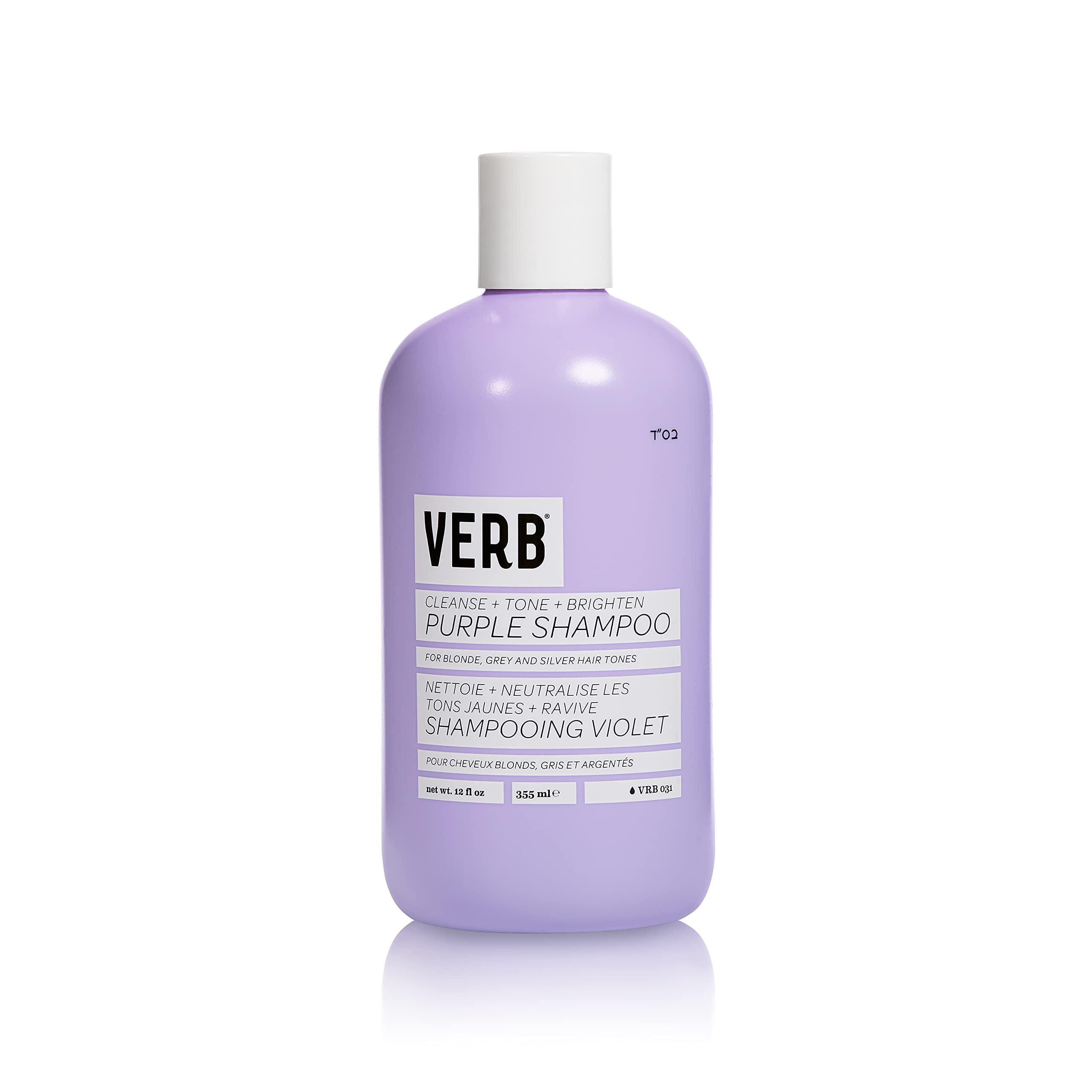 VERB Purple Shampoo - Vegan Toning Shampoo for Blonde, Grey and Silver ...