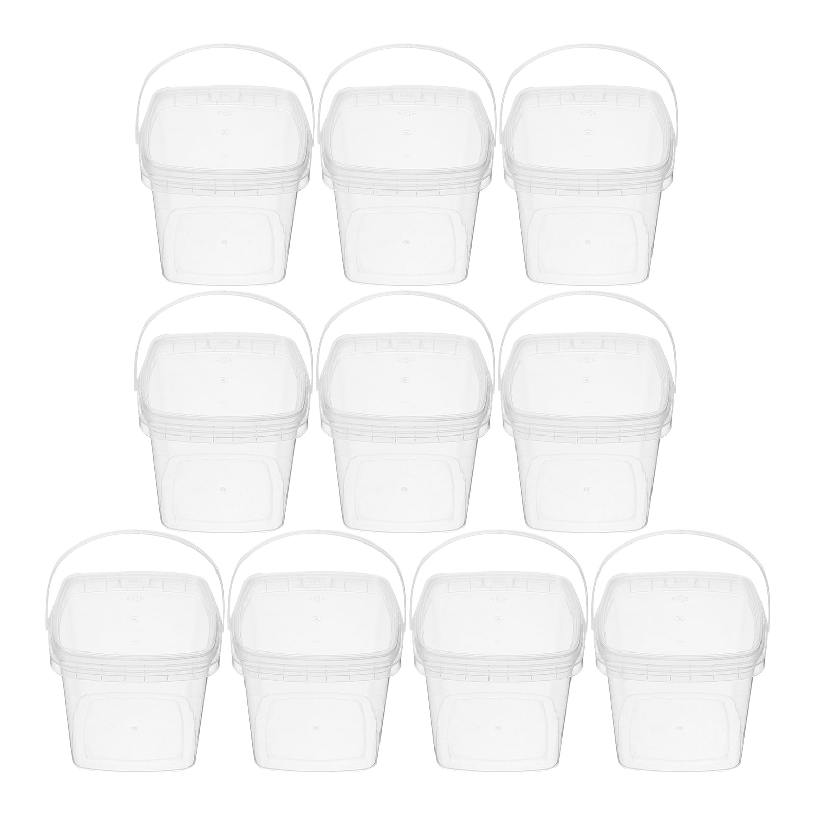 VERDANVERSE 10Pcs Food Storage Bucket with Lids for Home Organization ...