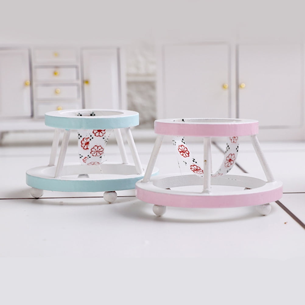 VERDANVERSE 1Pack Accessory Pink Baby Walker 6X2.36Inch For Mini House ...