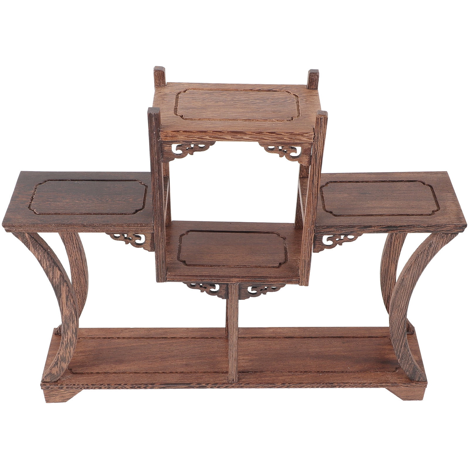 VERDANVERSE 1Pack Antique Display Shelf Wood Teapot Display Stand ...