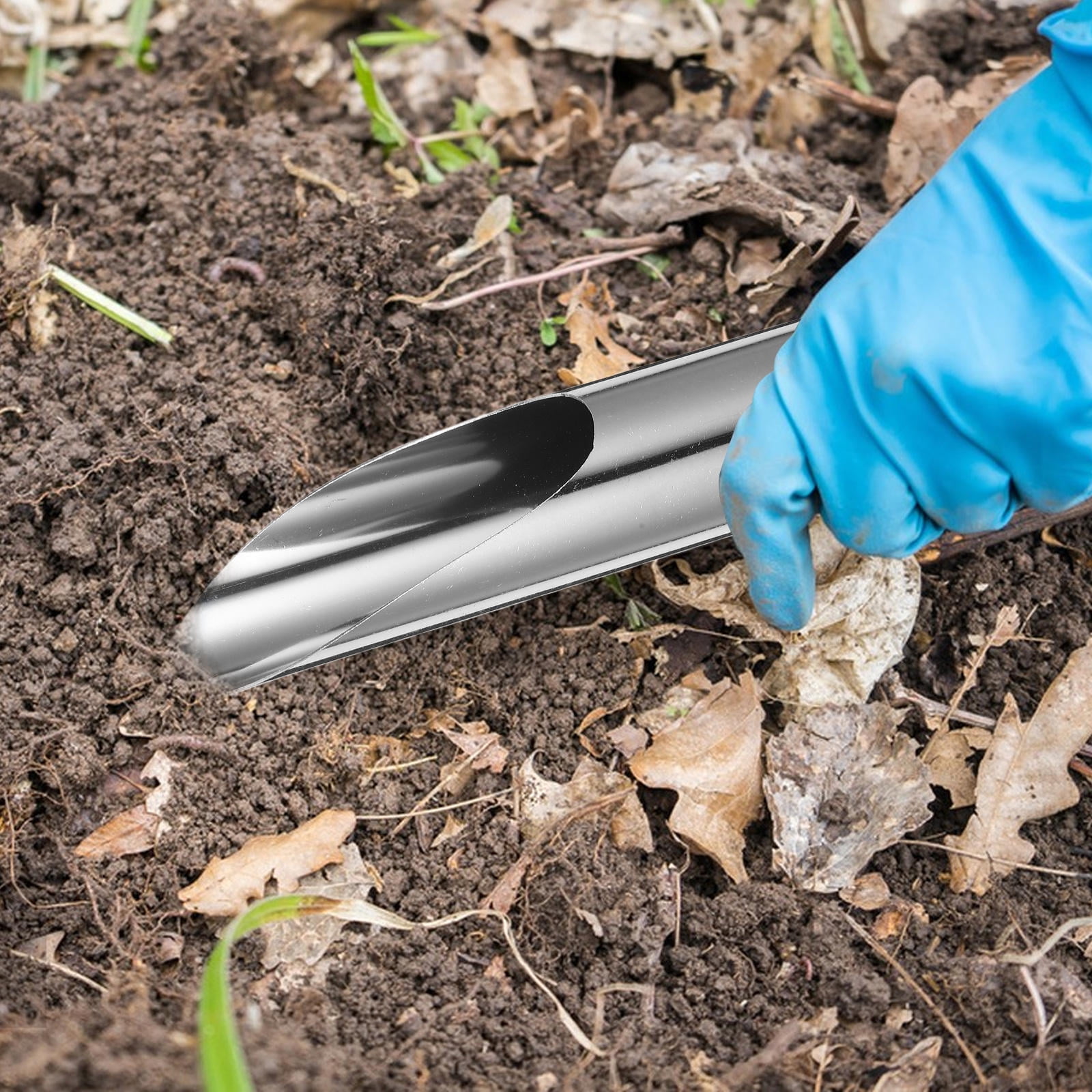 VERDANVERSE 1Pcs Gardening Soil Scoops Stainless Steel Small Scoop For ...