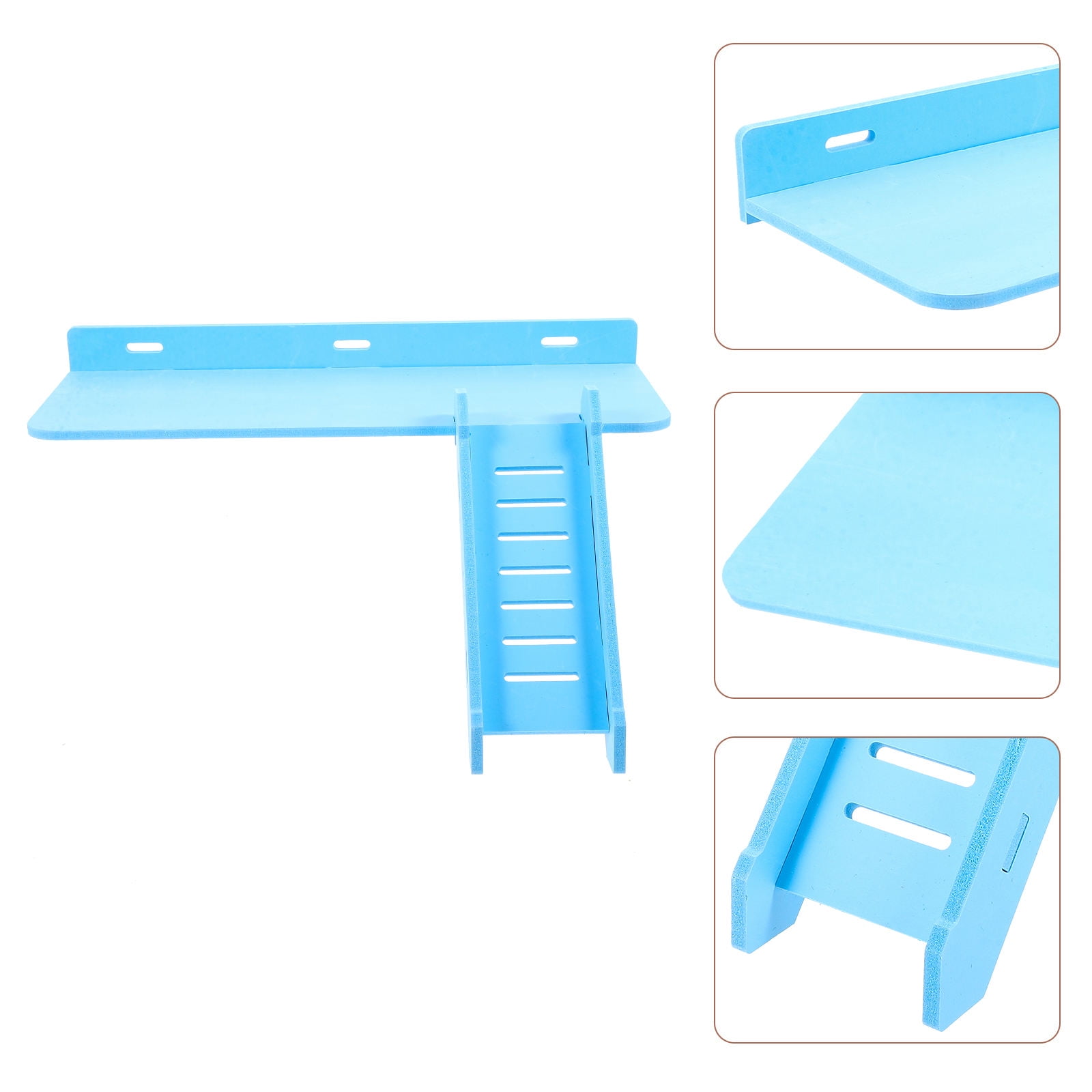 VERDANVERSE 1Set Hamster Platform Toy with Ladder Rectangular Shape PVC ...